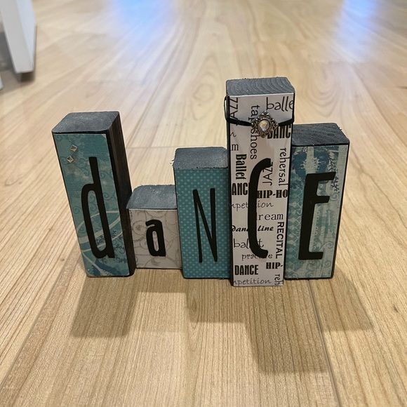 Other | Dance Block Decor Turquoise | Poshmark